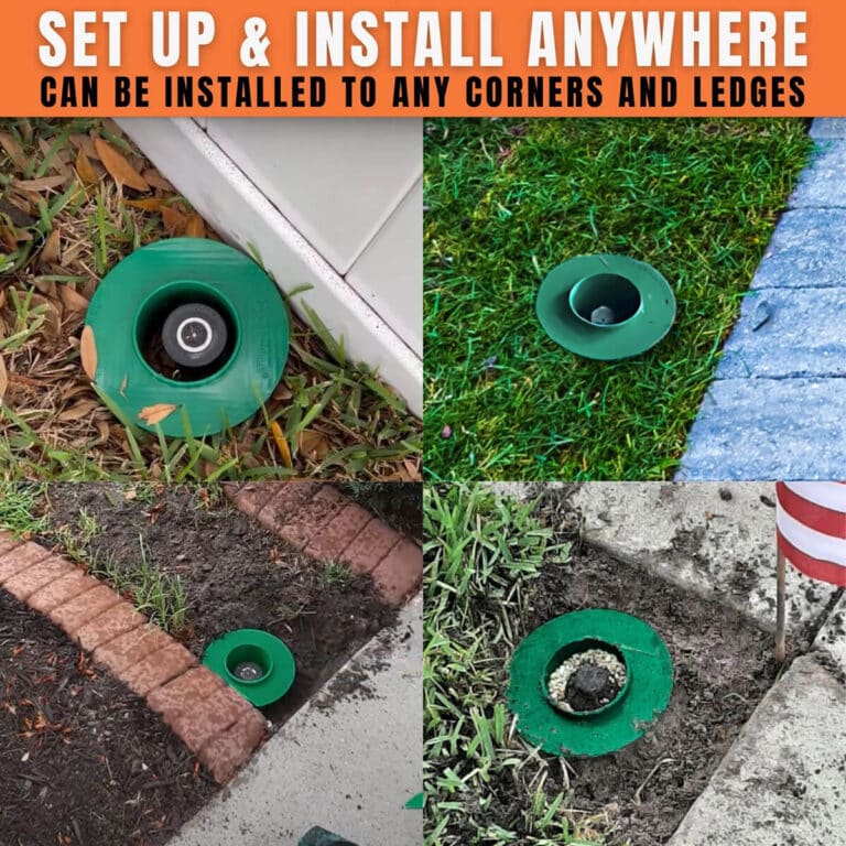 Patentend Sprinkler Head Protectors - GRASSHOLE