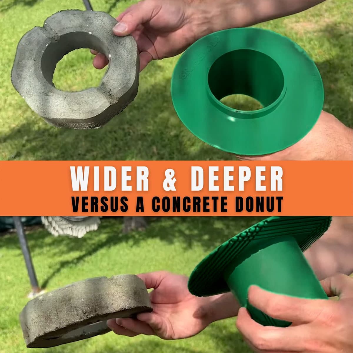 Patentend Sprinkler Head Protectors - GRASSHOLE