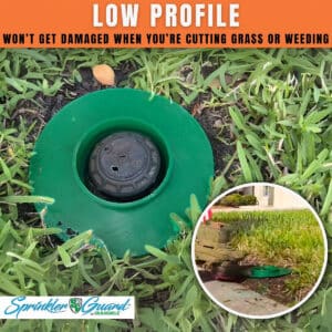 Patentend Sprinkler Head Protectors - GRASSHOLE