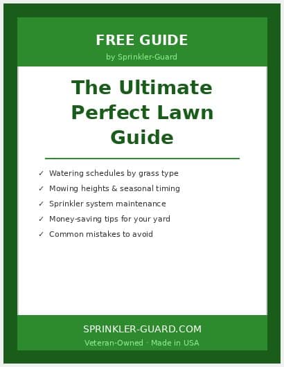 How to Stop Grass from Growing Over Sprinkler Heads - Sprinkler-Guard